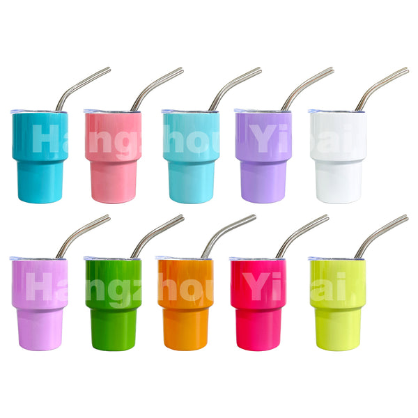 China RTS_10 Colors Mixed Mini 2oz Tumblers Wine Shot glasses for Blan ...