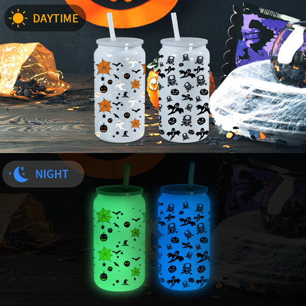 25 Pack China Warehouse New Glow in the Dark 16oz Sublimation Stainles ...