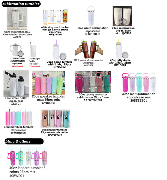 Stainless Steel Tumbers in USA Warehouse – GGblanks